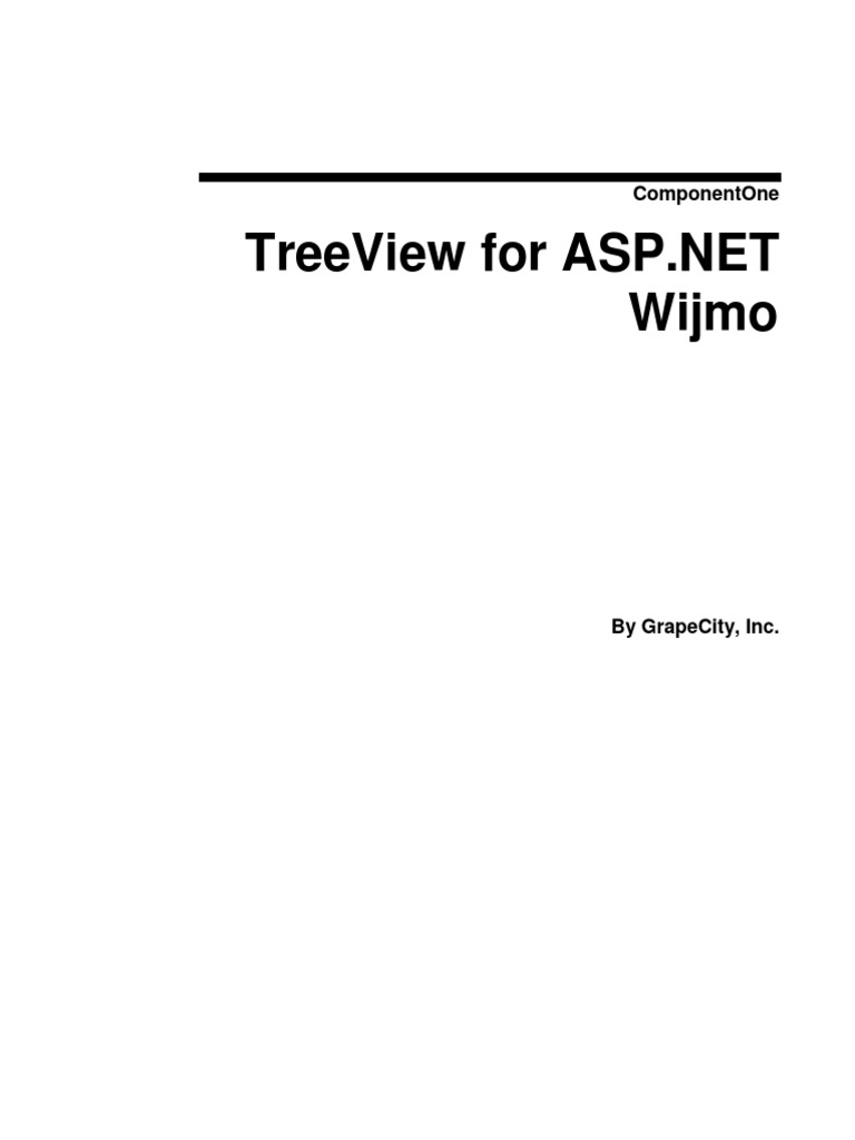 Wijmo TreeView | PDF | Cascading Style Sheets | Ajax (Programming)