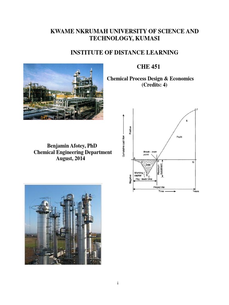 CHE 451: Chemical Process Design | PDF | Mathematical Optimization ...
