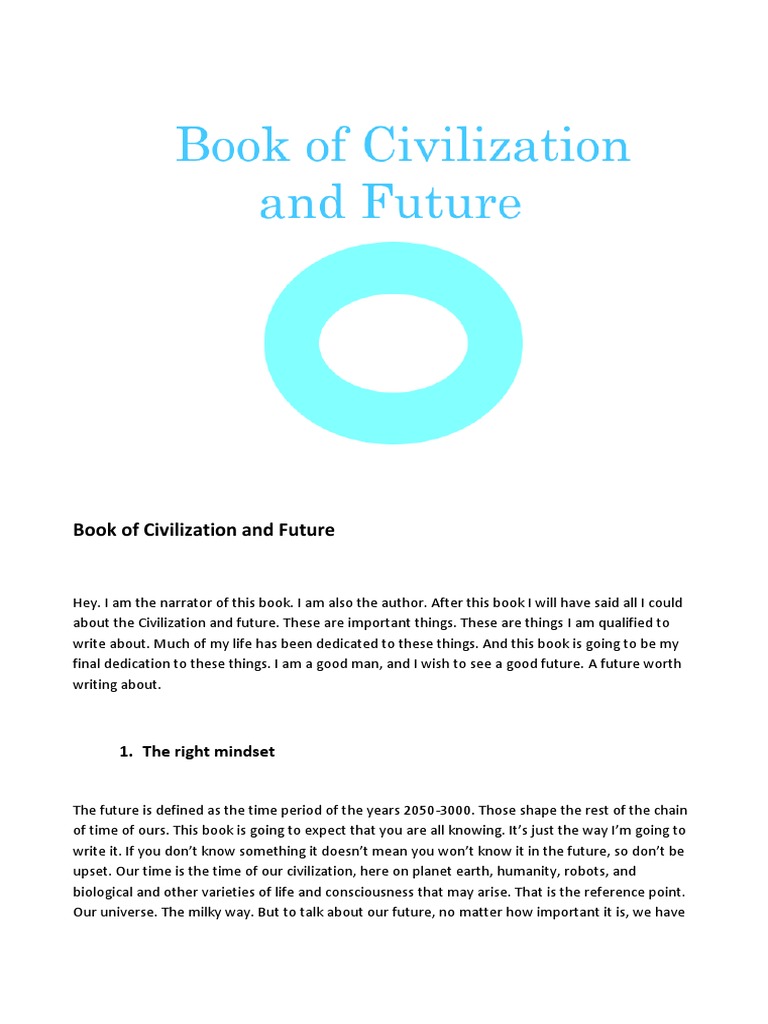 Book of Civilization and Future | PDF | Universe | Infinity