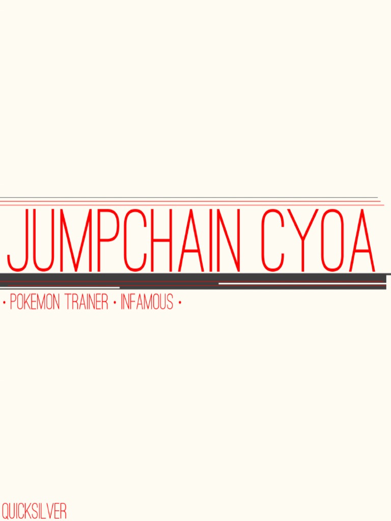 JumpChain-CYOA-Main (PKM + Infms) | PDF