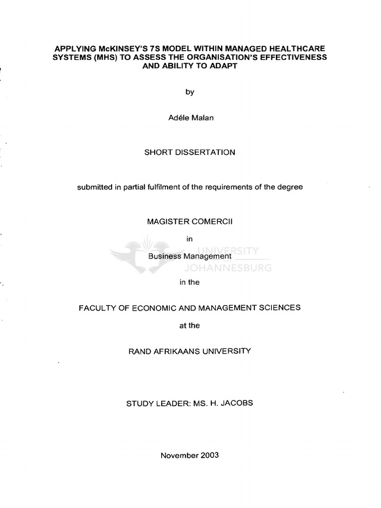 Mckinsey | PDF | Strategic Management | Survey Methodology