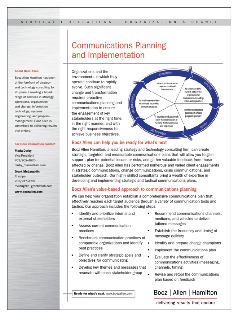 Communications Planning | PDF | Strategic Communication | Strategic ...