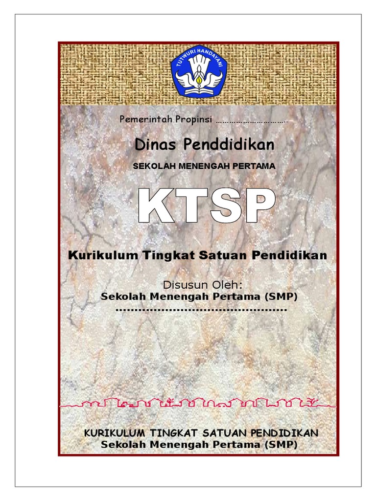 Contoh KTSP SMP Tahun 2006 | PDF