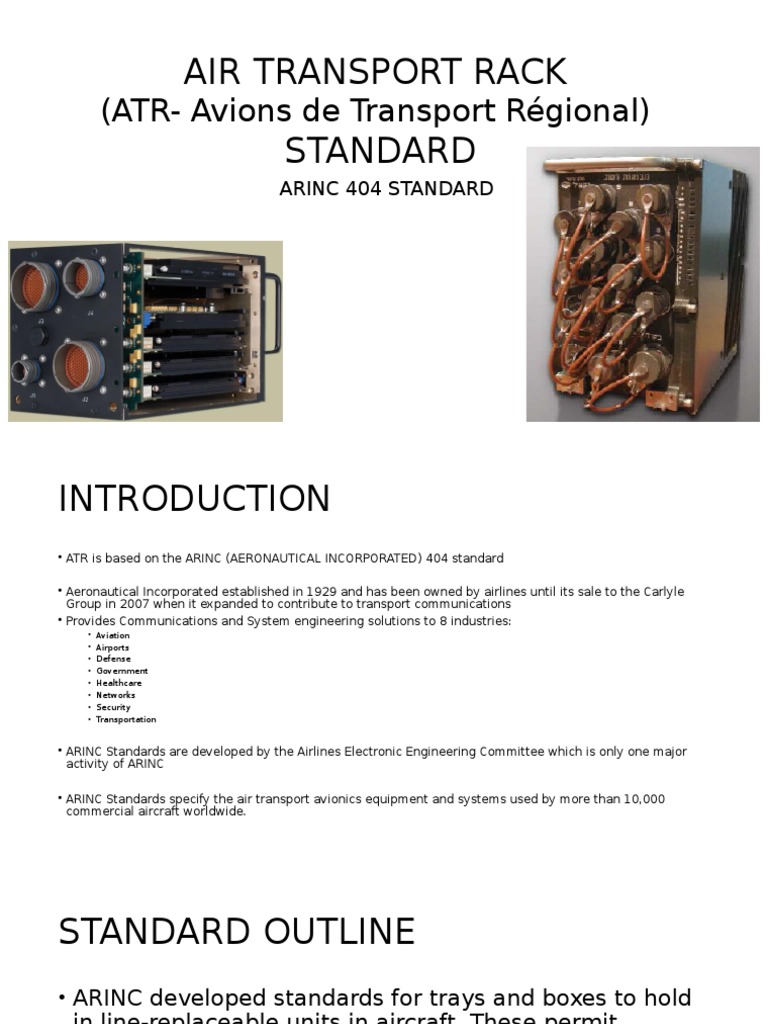 ATR Enclosure Standards | PDF
