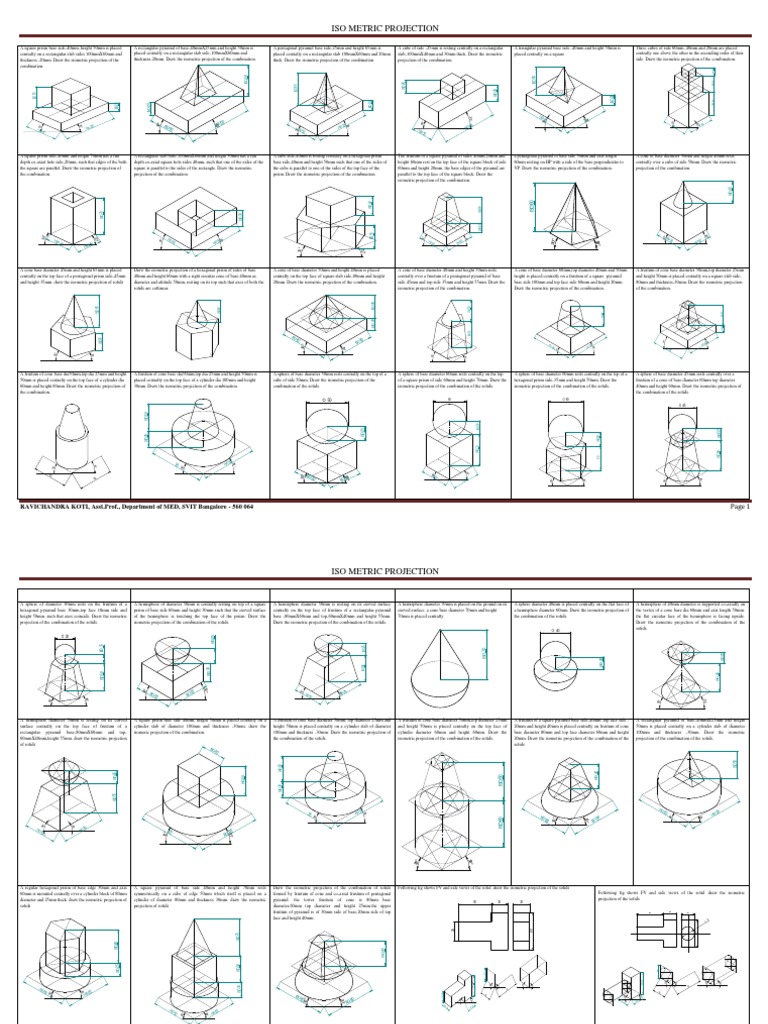 Isometric | PDF | Sphere | Geometric Objects