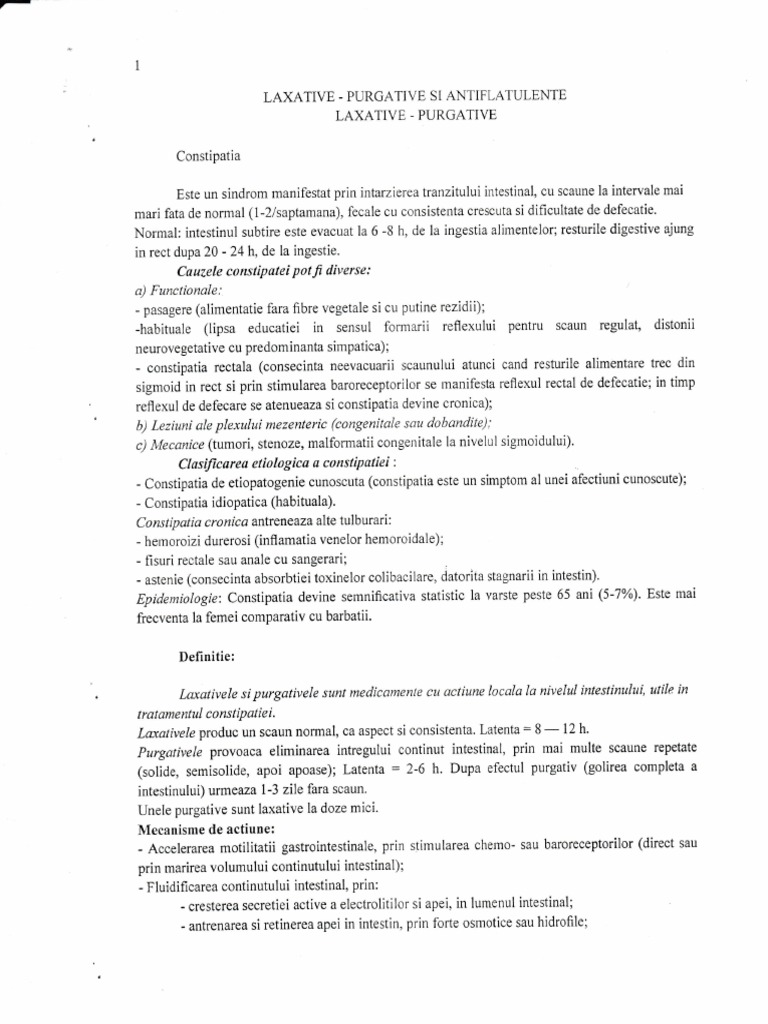 Laxative Purgative | PDF