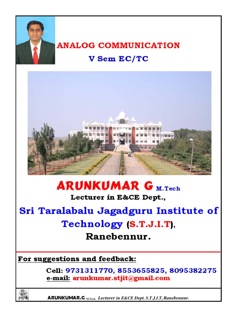 Analog Communication Notes | PDF