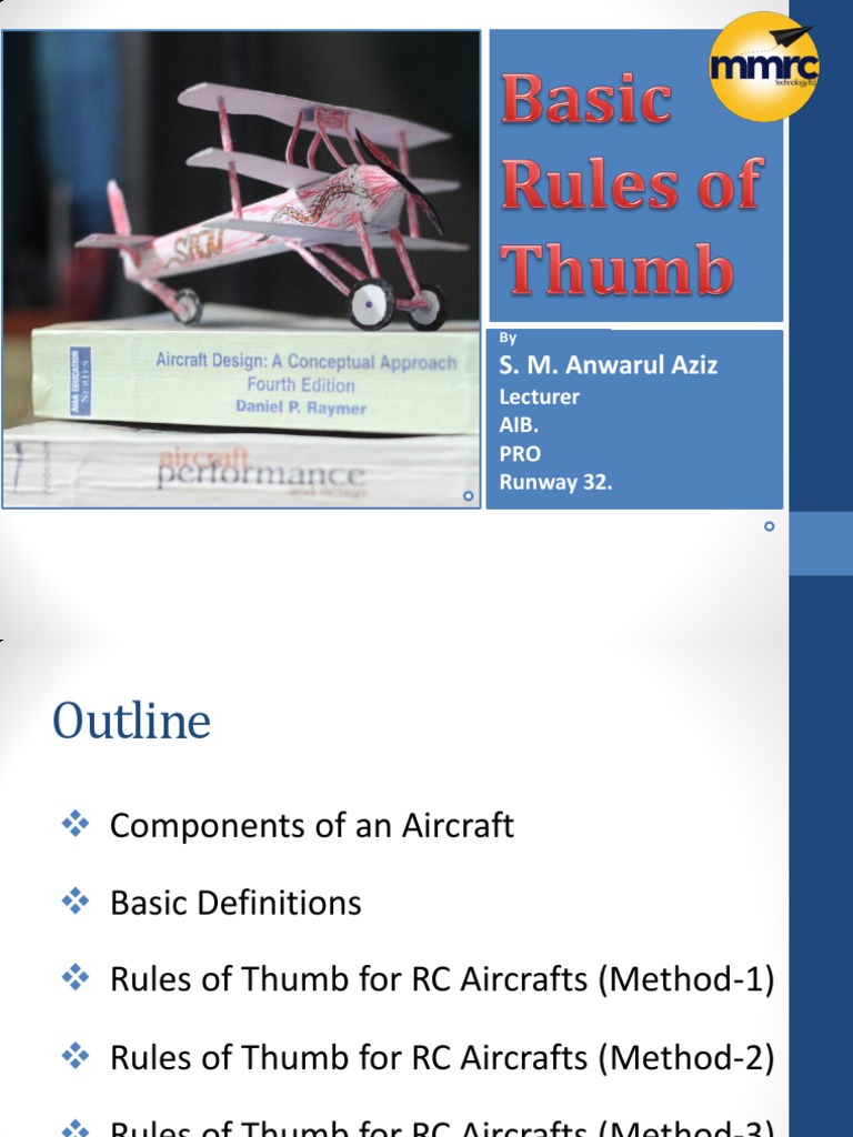 Basic Rule of Thumb | PDF | Aircraft | Empennage