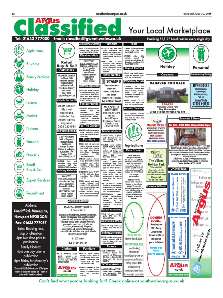 Classified: Your Local Marketplace | PDF | Advertising | Coupon