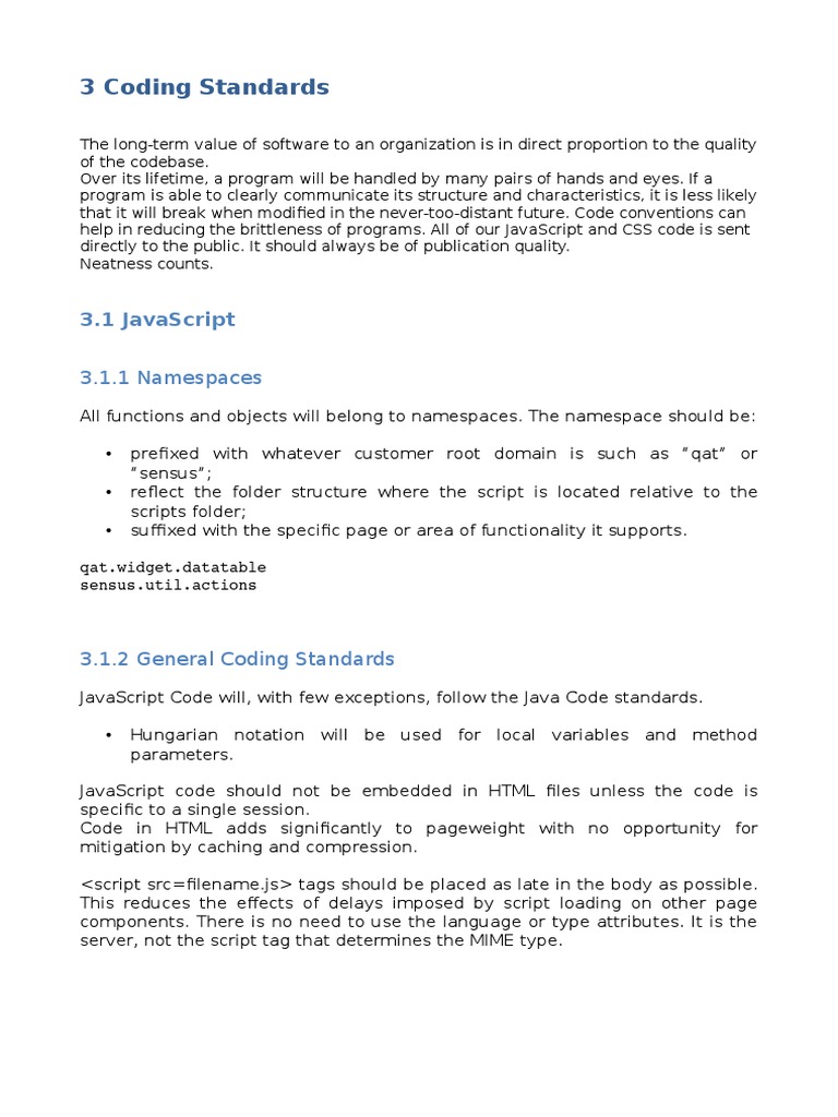 FE CodingStandards | PDF | Cascading Style Sheets | Html Element