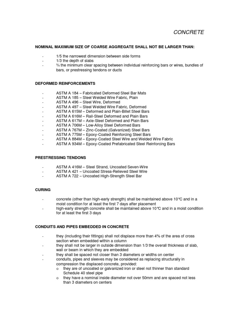 Structural Design Notes | PDF