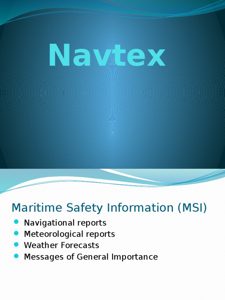 An In-Depth Explanation of the Navtex Maritime Communication System ...