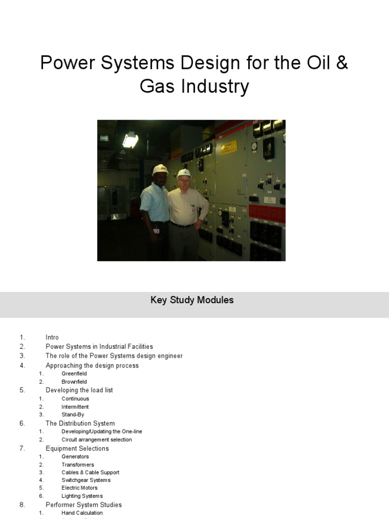 Electrical Systems For The Oil & Gas Industry Rev2 | PDF | Electric ...