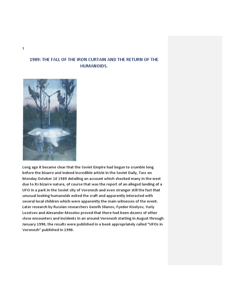 The Fall of Iron Curtains | PDF | Unidentified Flying Object | Soviet Union
