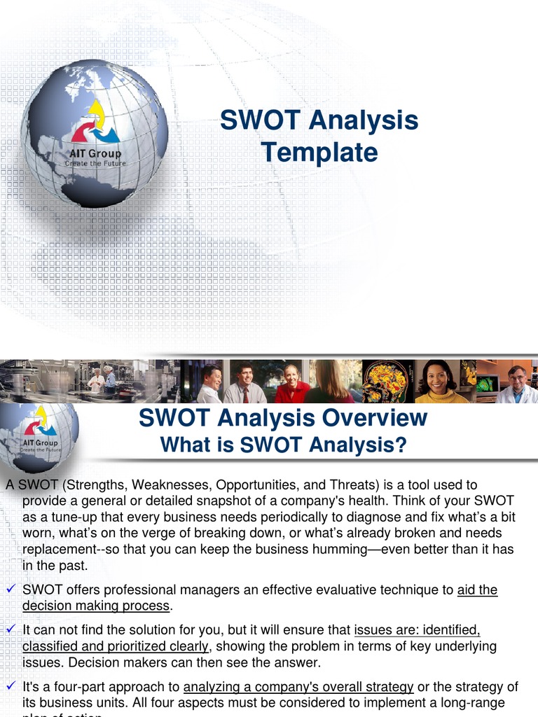 SWOT Analysis Template | PDF | Swot Analysis | Dell