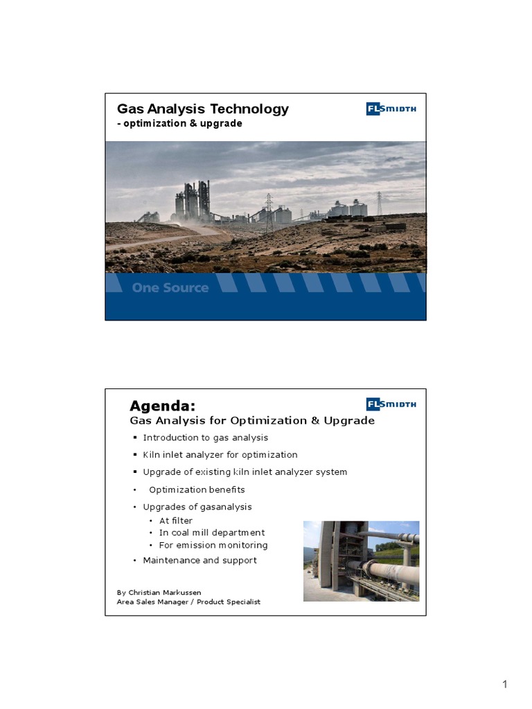 Kiln Inlet Gas Analysis Solutions | PDF | Chemistry | Materials