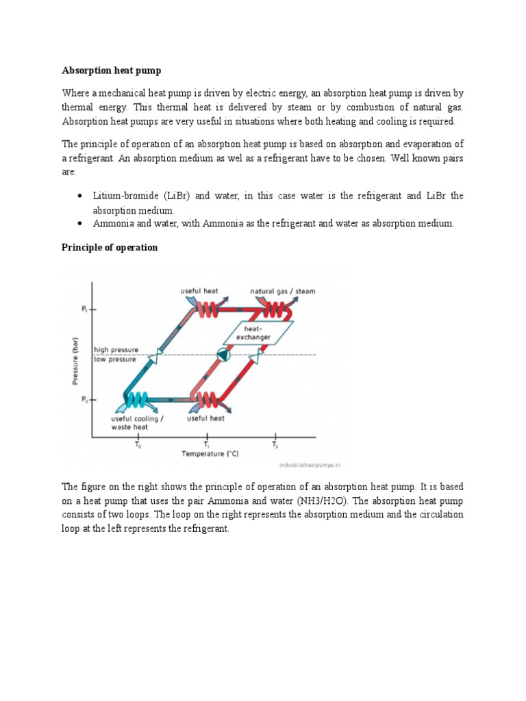 Absorption Heat Pump | PDF | Heat Pump | Clothes Dryer