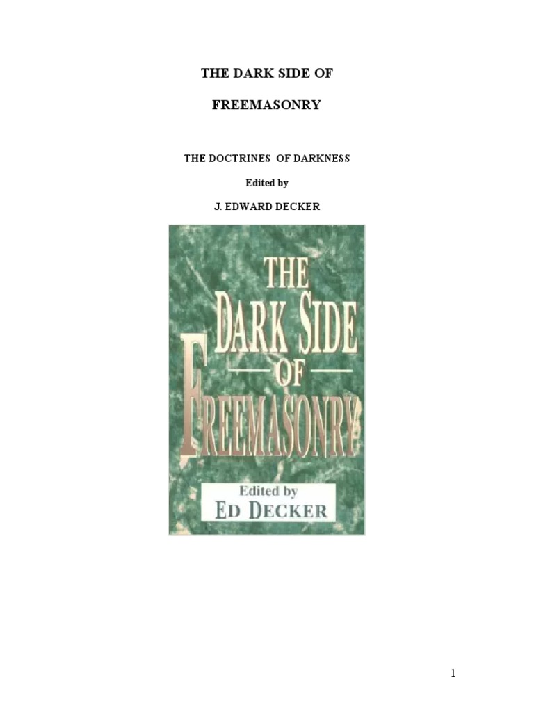 Dark Side of Freemasonry | PDF | Freemasonry | Last Judgment