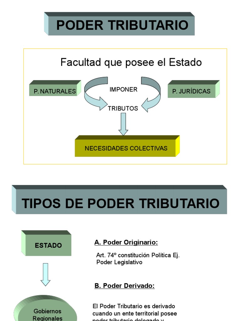 Poder Tributario | Estado (Forma de gobierno) | Constitución