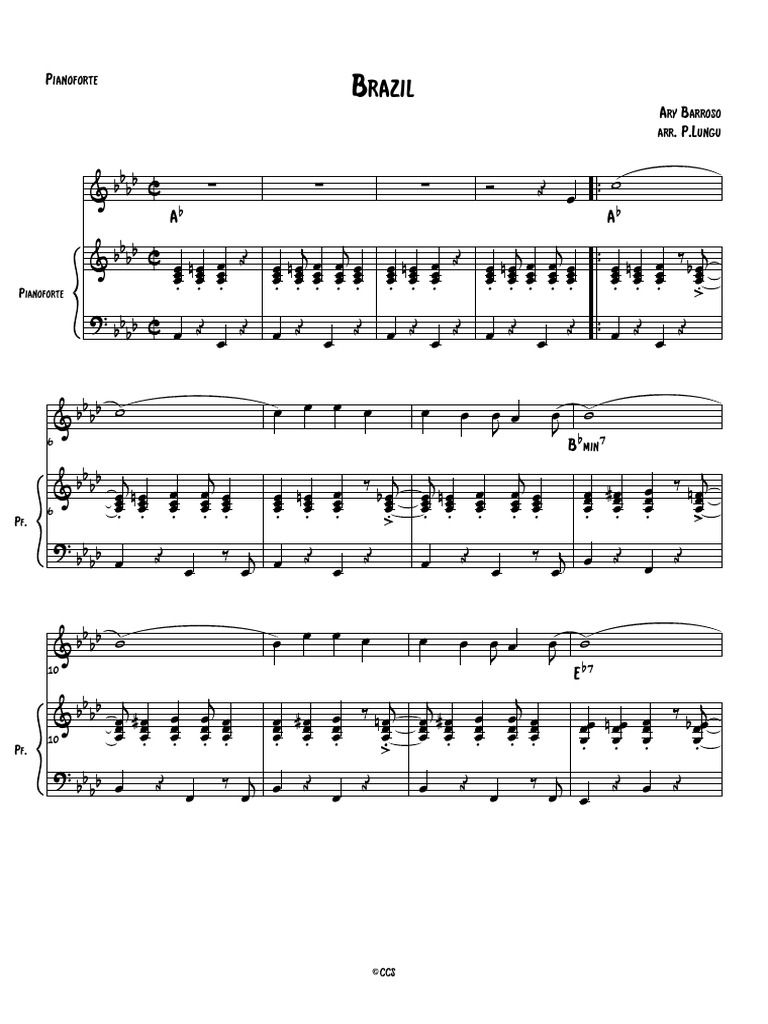 Brazil PianoBrazil Piano | PDF