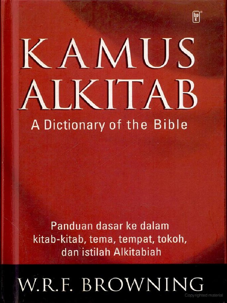 Kamus Alkitab Kristen Protestan | PDF