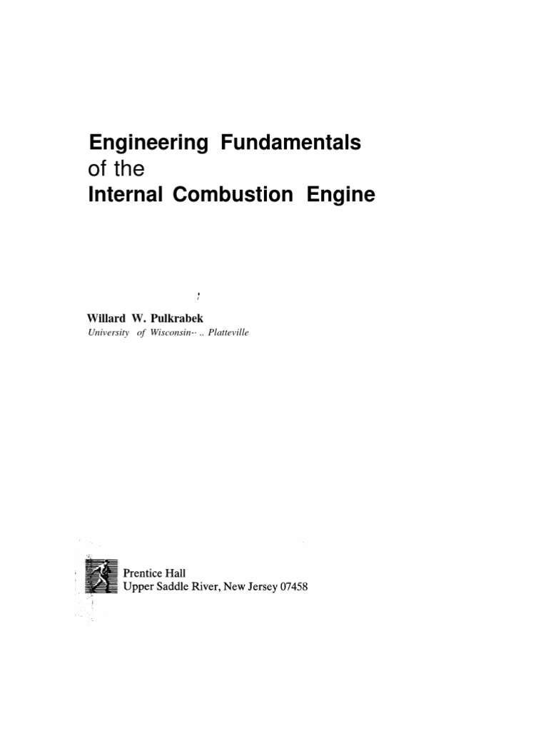 Engineering Fundamentals of The Internal Combustion Engine | PDF ...