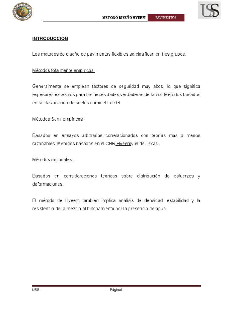 Metodo Hveem Henry Chavez | PDF | Aluminio | Laboratorios