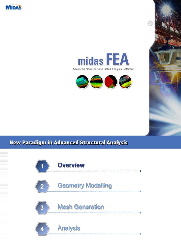 MIDAS FEA Mannual | PDF | Fluid Dynamics | Finite Element Method