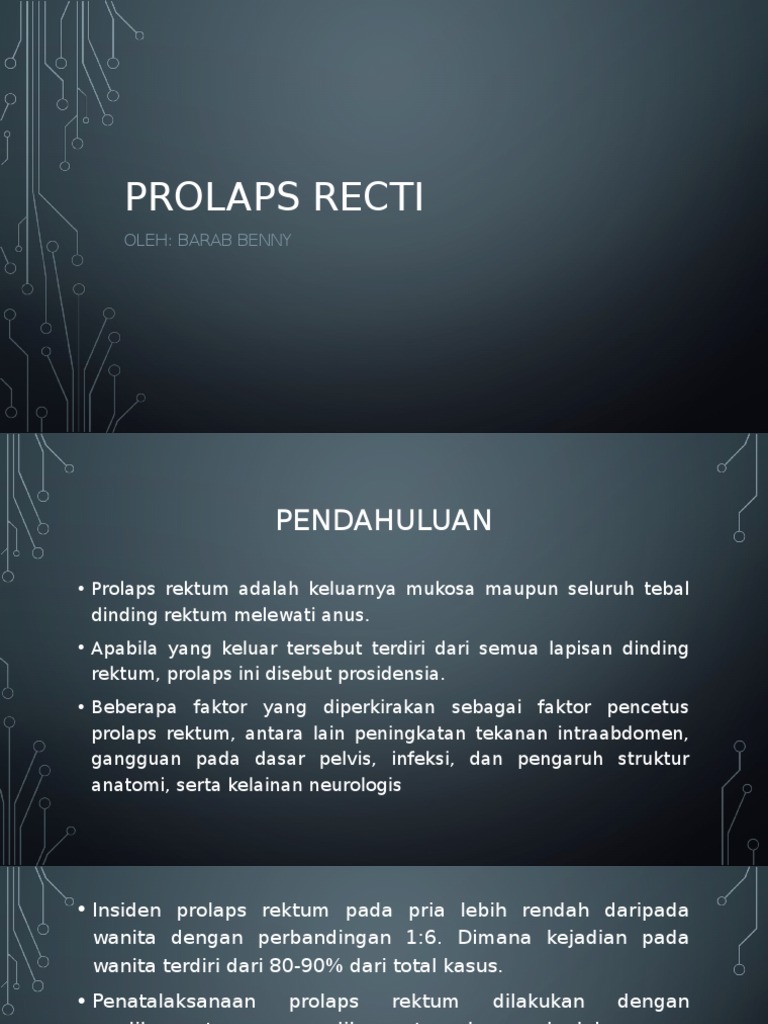 Prolaps Recti Power | PDF