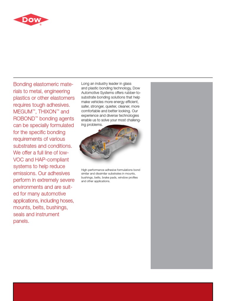 Solutions From Dow Automotive Systems | PDF | Plastic | Organic Polymers
