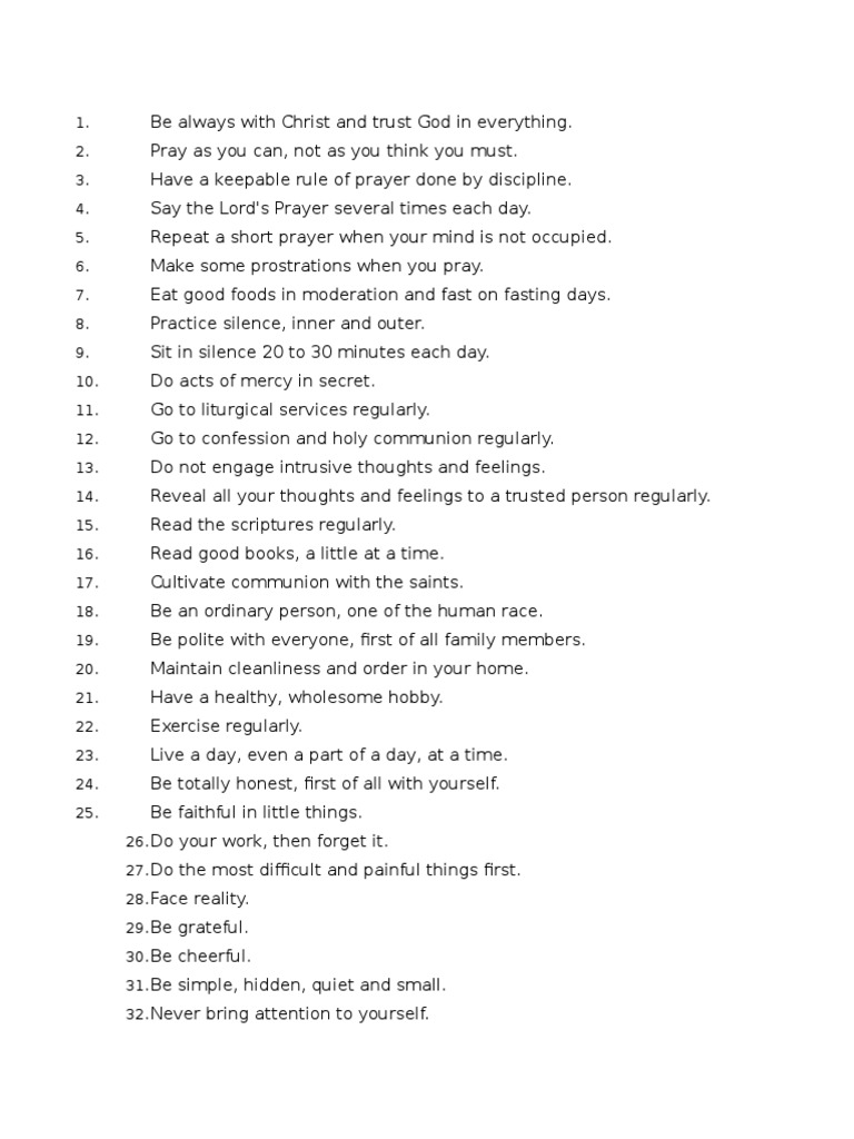 FR Thomas Hopko - 55 Maxims | PDF | Fasting | Prayer