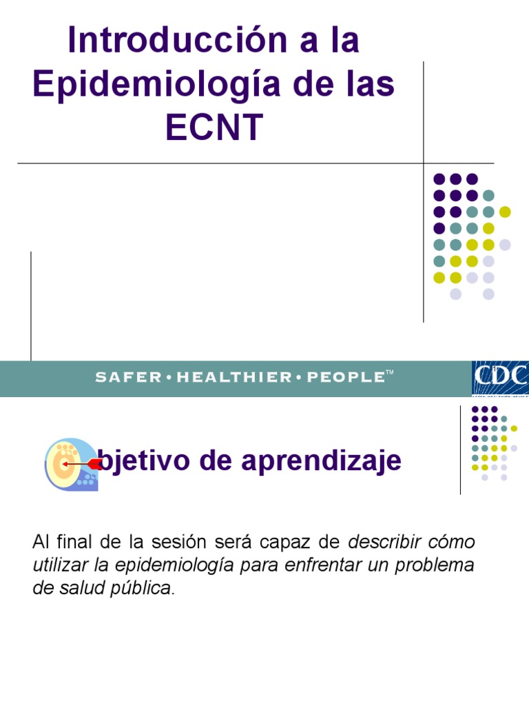 Tema 01 - Introducción a La Epidemiologia de Las ECNT | Factor de ...