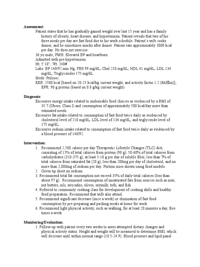Ntrs 415a Adime Note 1 | PDF | Saturated Fat | Diet & Nutrition