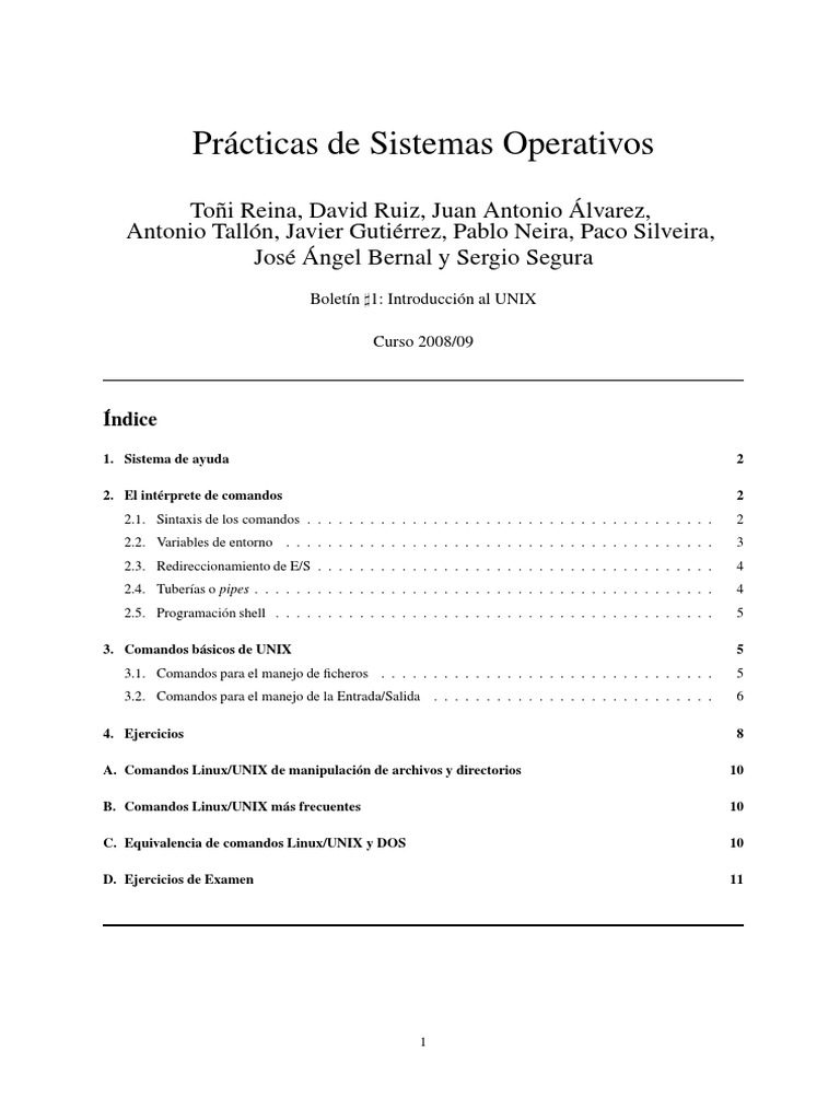 Introduccion Unix | PDF | Interfaz de línea de comando | Archivo de ...