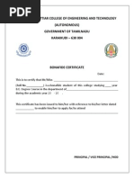 Essentiality Certificate | PDF | Hospital | Patient