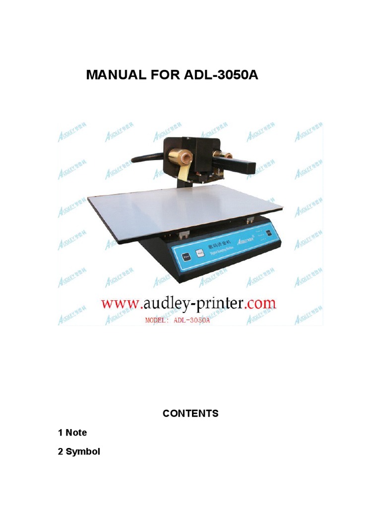 3050A Manual | PDF | Printer (Computing) | Ac Power Plugs And Sockets
