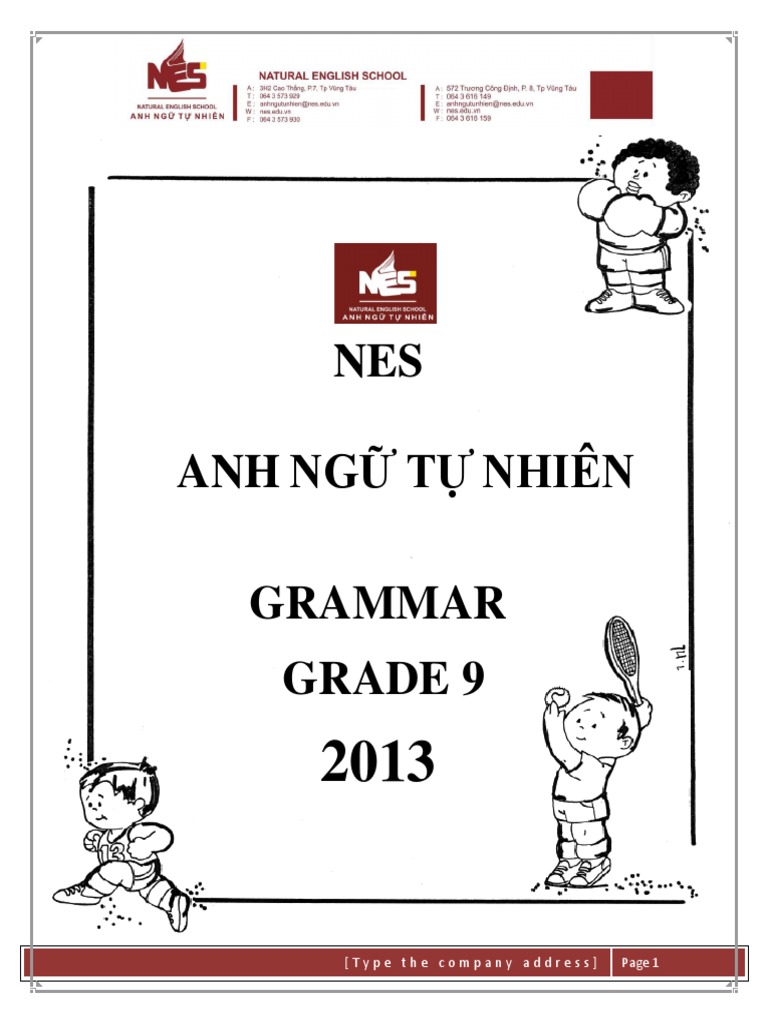 Basic Grammar Grade 9 | PDF | Language Mechanics | Rules