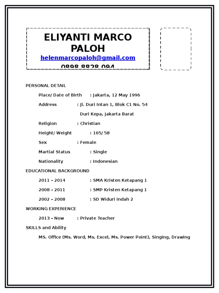 CV Helen | PDF