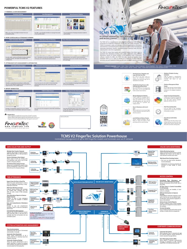 TCMSV2-E Standard T&A Software | PDF