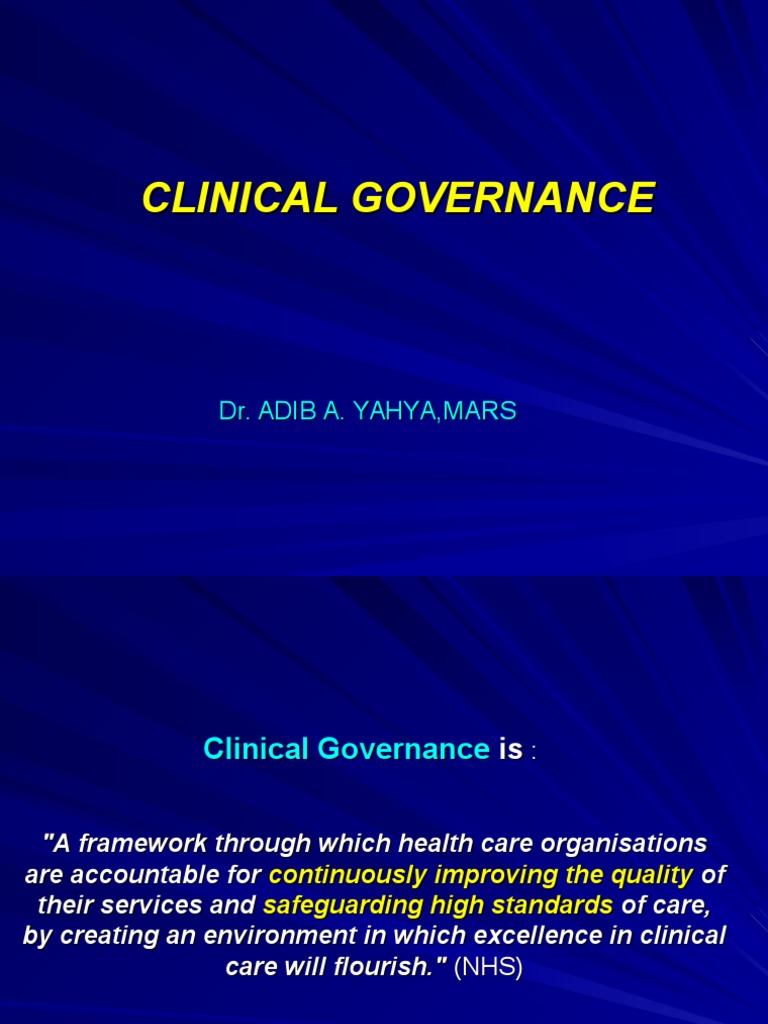 clinical-governance.ppt | Evidence Based Medicine | Health Economics
