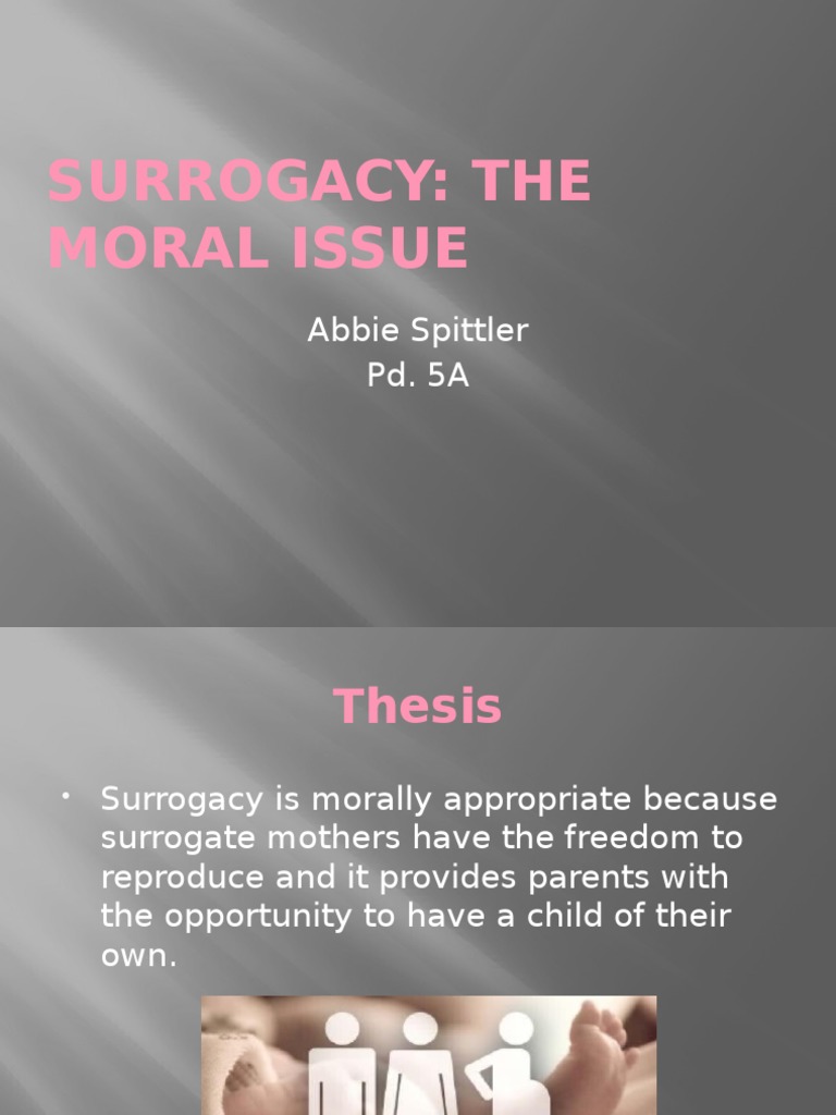 Surrogacy Presentation | PDF | Wellness