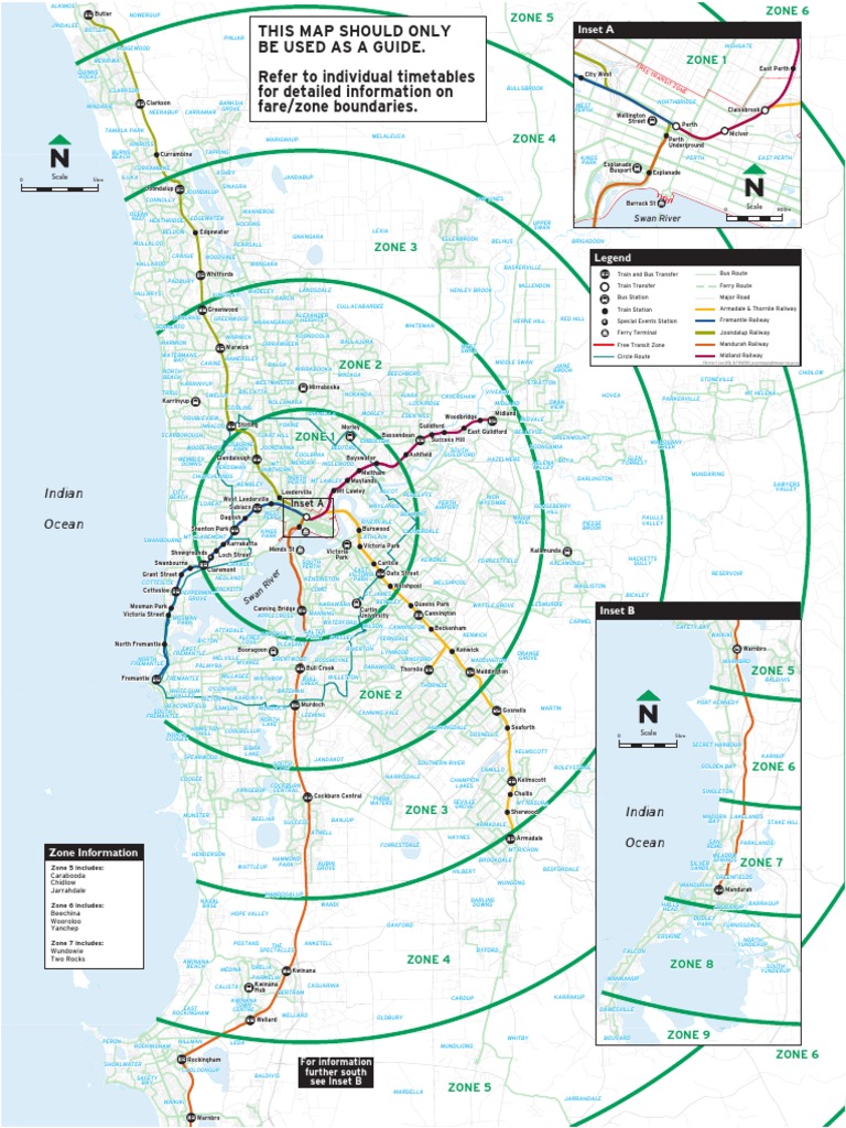 This Map Should Only Be Used As A Guide. Refer To Individual Timetables ...