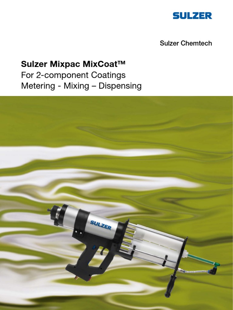 SulzerMixpac Industry Coating | PDF | Cartridge (Firearms) | Waste