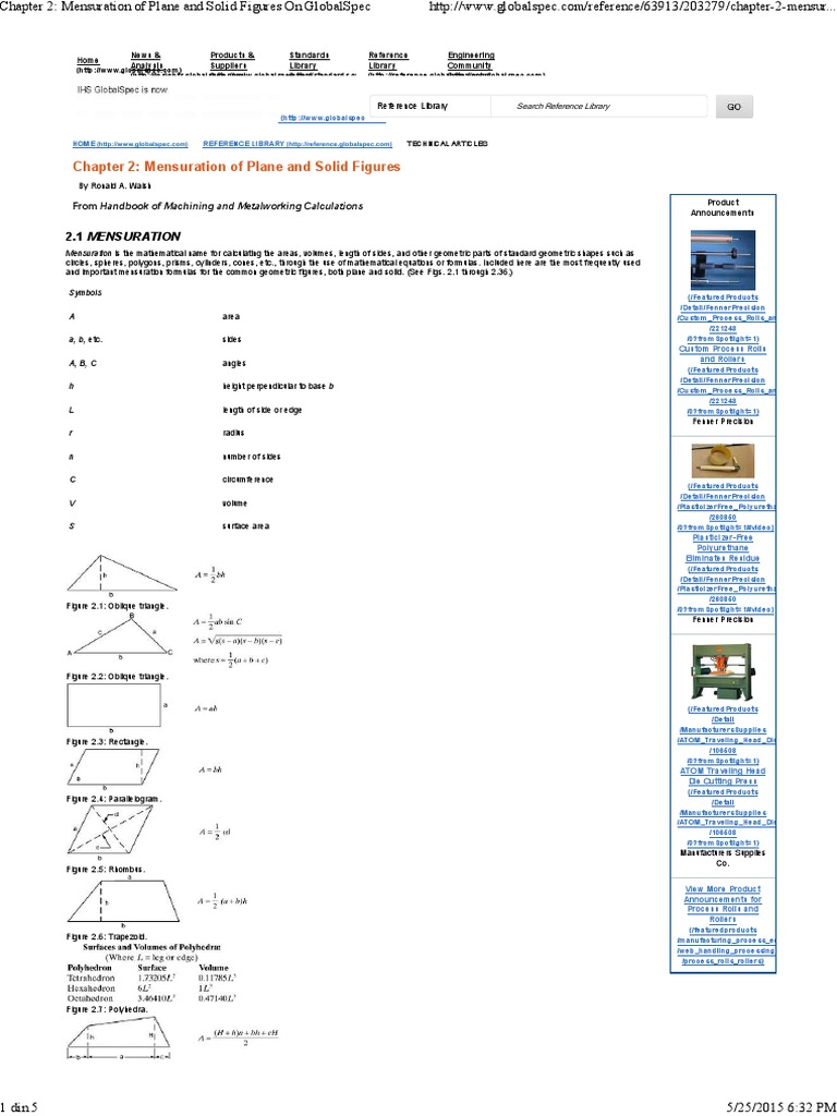 arii si volume corpuri geometrice 2.pdf | Area | Circle