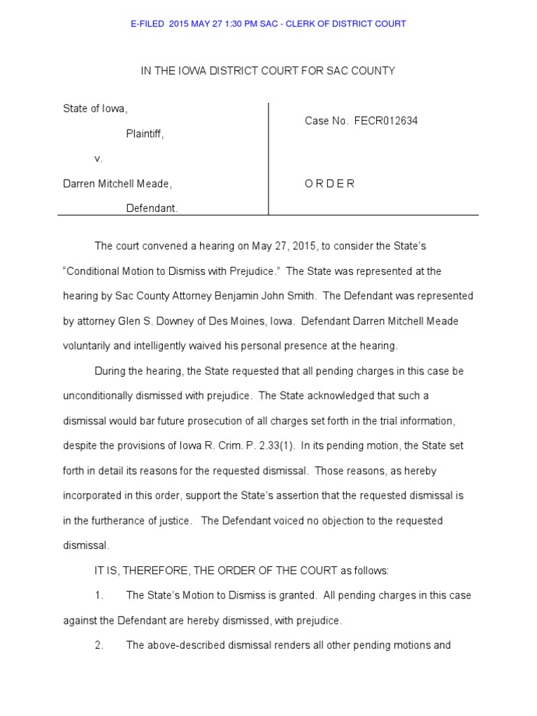 Update June 1, 2015: INVESTIGATION UPDATE – Charges against Darren ...