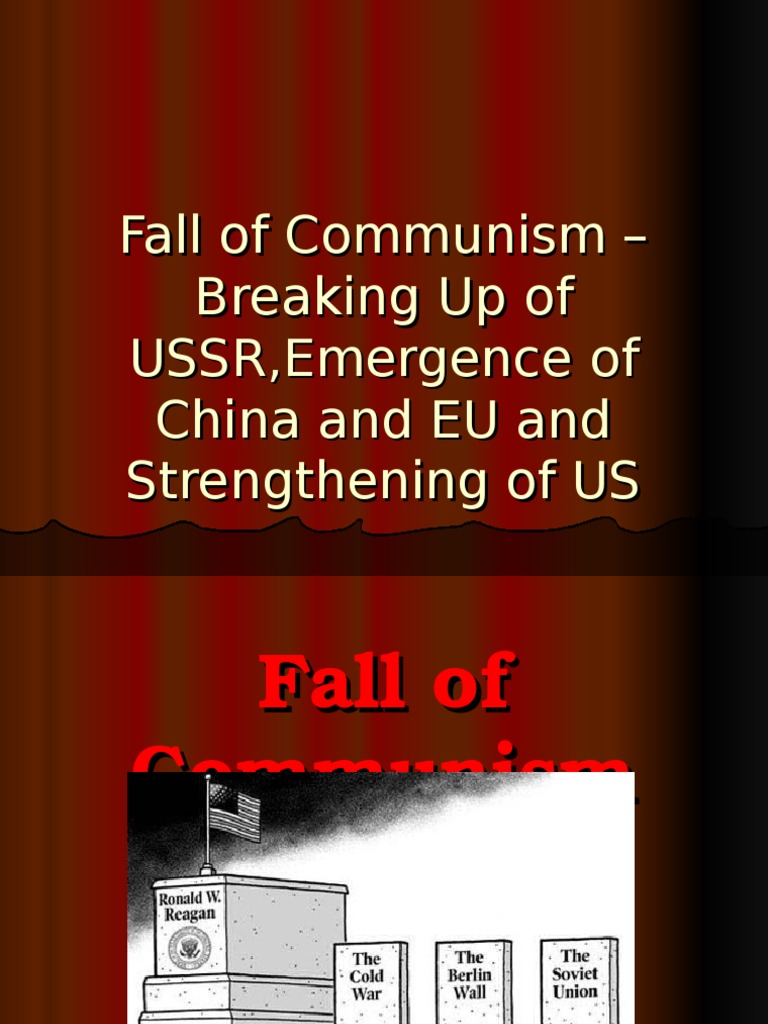 Causes of Communism's Collapse | PDF | Czechoslovakia | Revolutions Of 1989