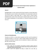 DMF: Properties and Applications | PDF | Solvent | Materials