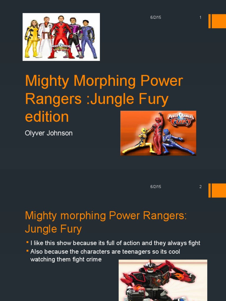 Mighty Morphing Power Rangers Oj | PDF | Television Series
