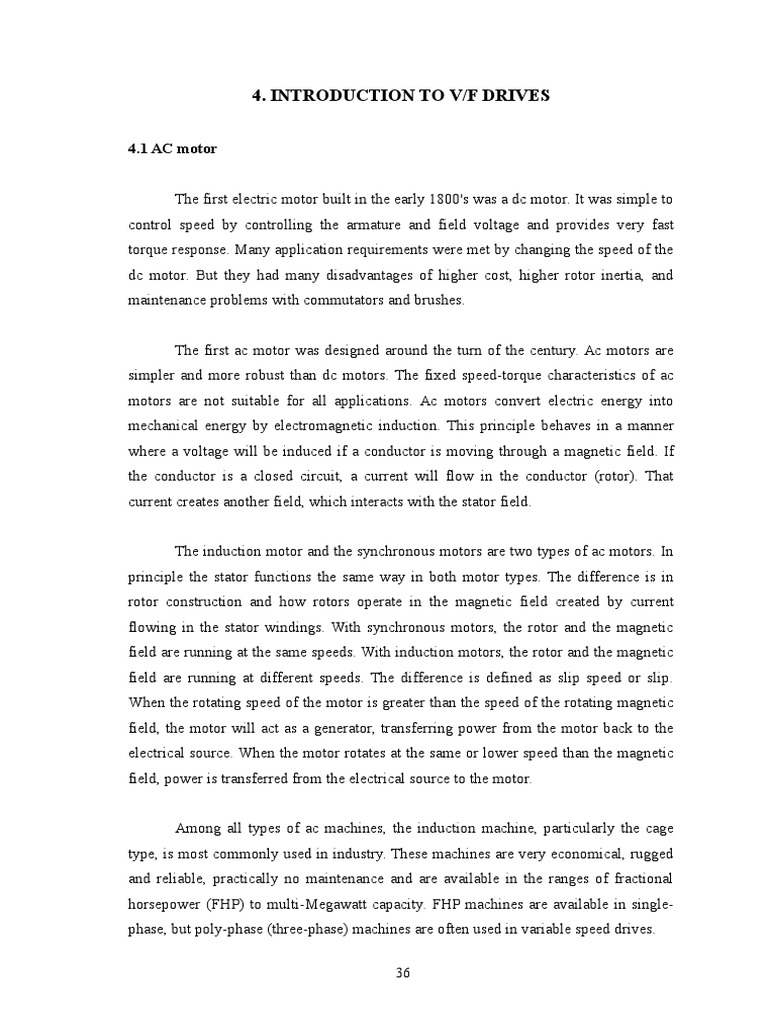 VVVF Drives | PDF | Electric Motor | Power Inverter