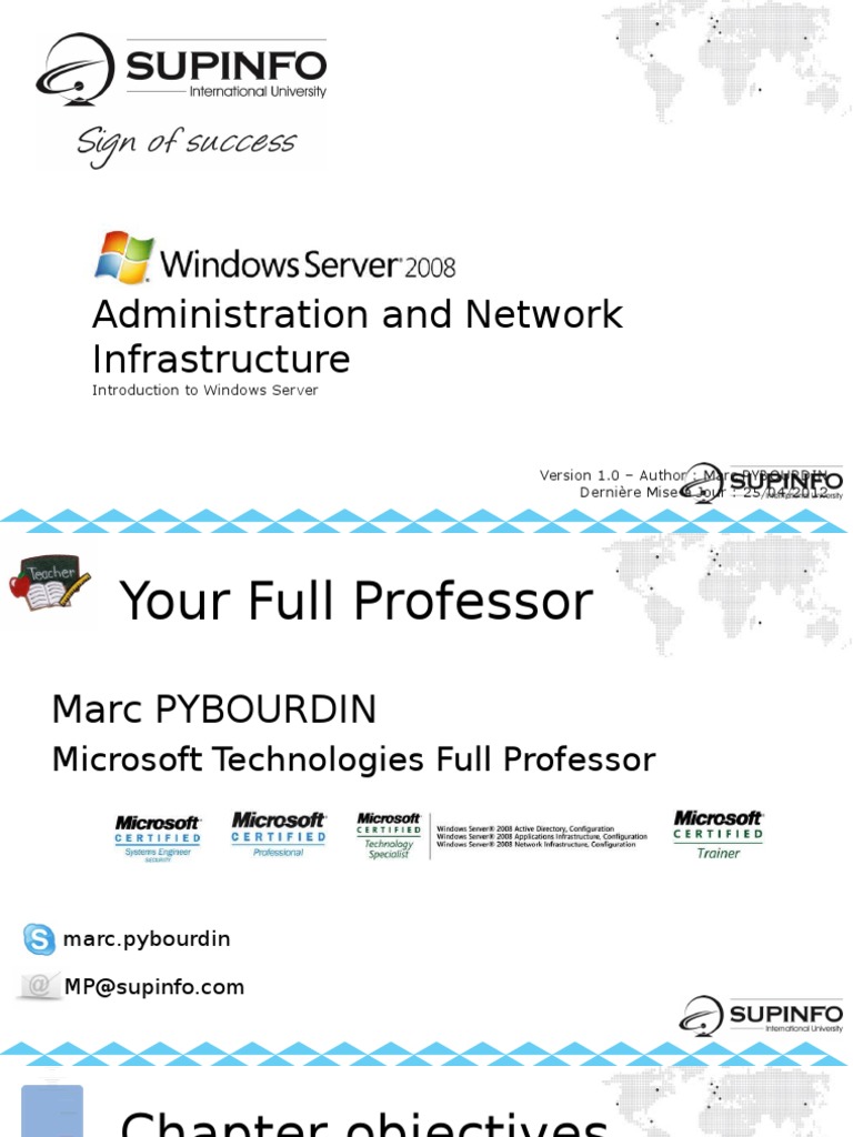 Introduction To Windows Server | PDF | Windows Server 2008 | Microsoft ...